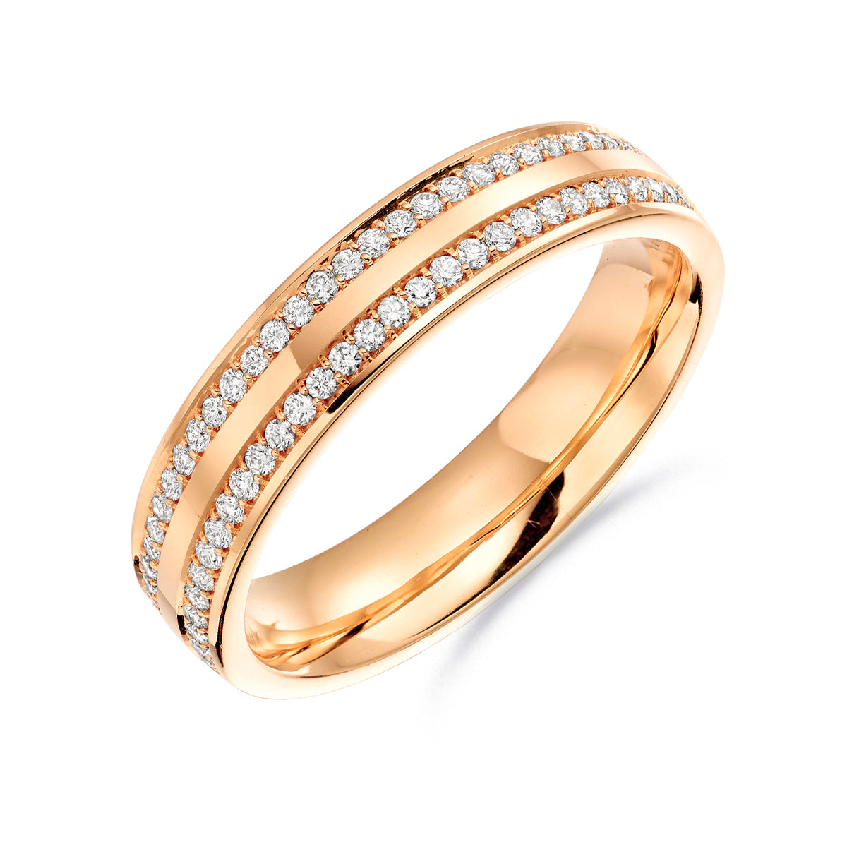 0.50ct Magnolia Diamond Full Wedding Ring | 18ct Rose Gold – Browns ...