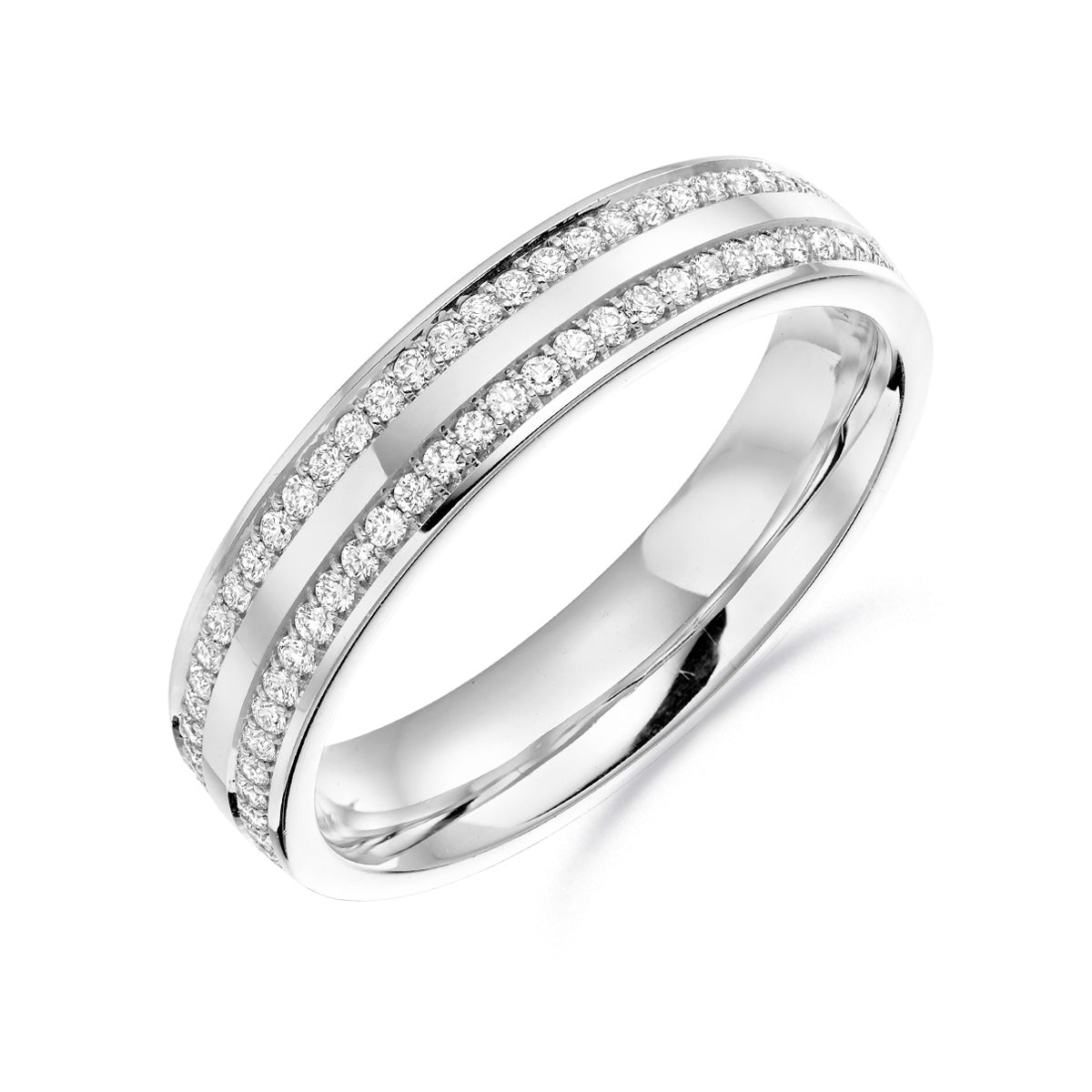 0.50ct Magnolia Diamond Full Wedding Ring | Platinum – Browns Family ...