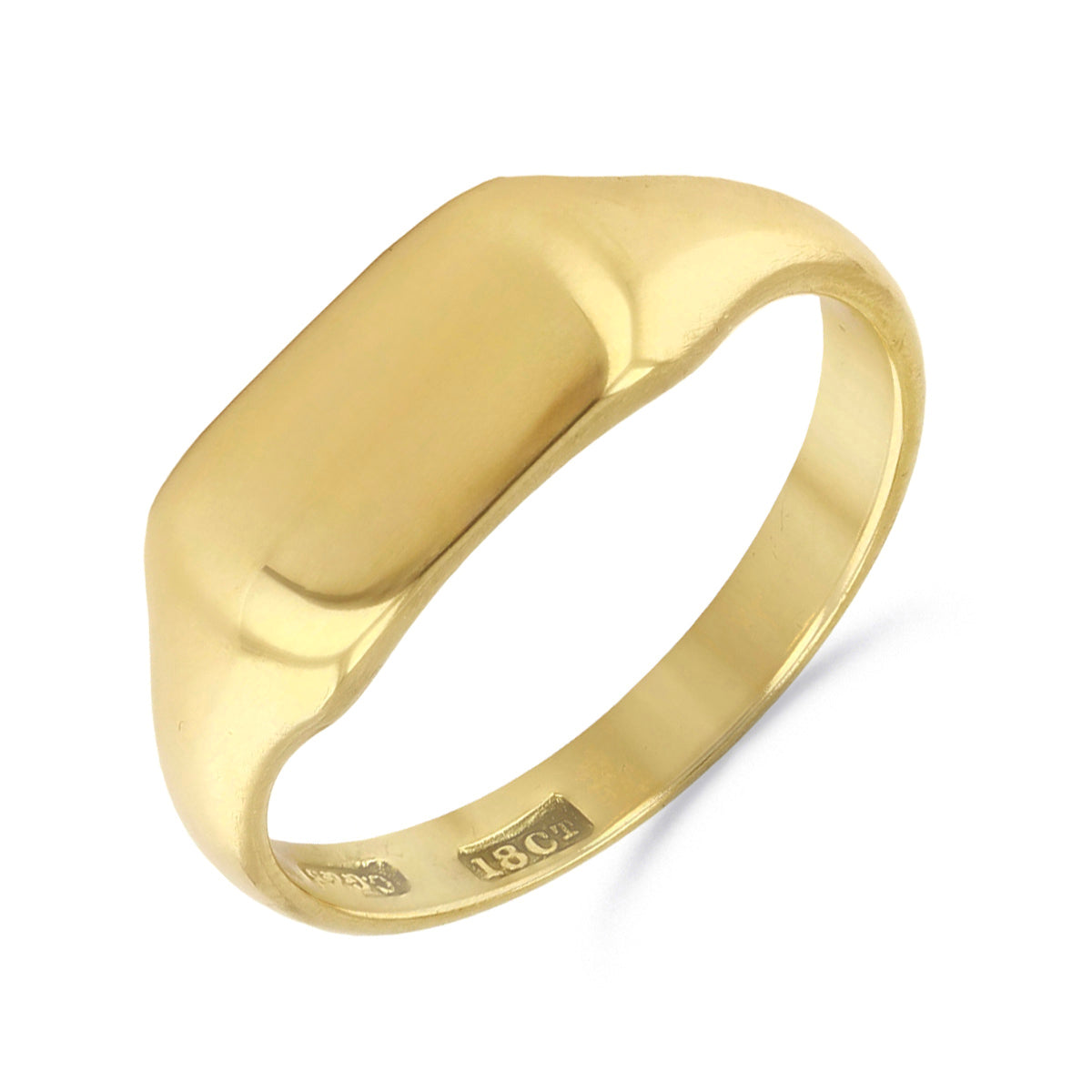 Rectangular Signet Ring | Pre-Loved | 18K Yellow Gold – Browns Family ...